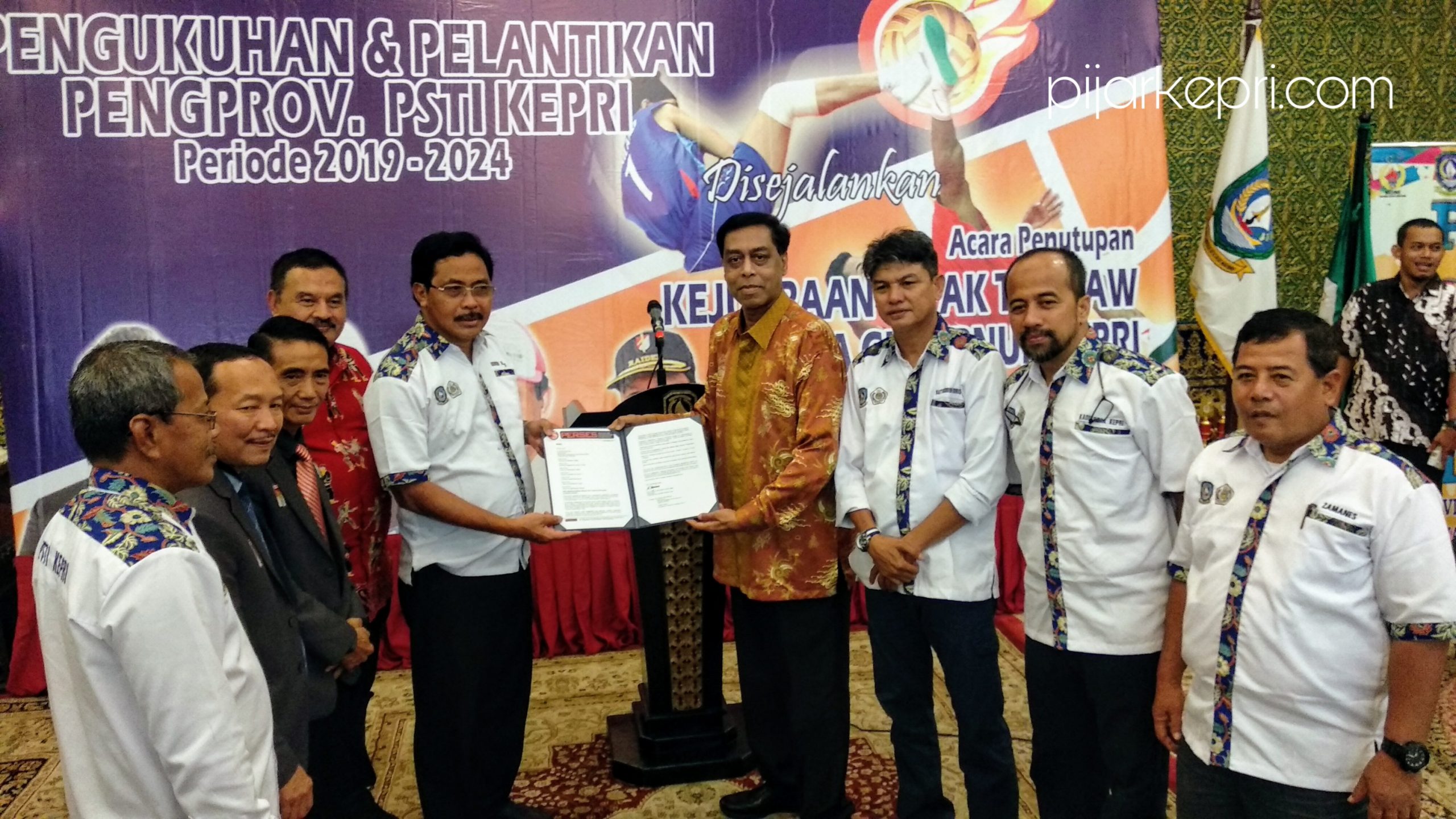 Ketua Asian Sepaktakraw Federation (ASTAF) Datuk Abdul Halim Kader saat ...